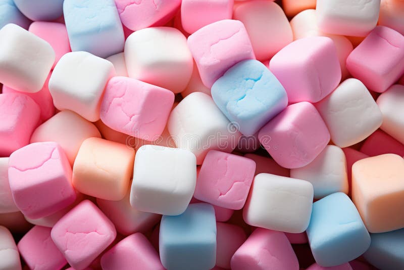 Colorful Bright Marshmallow Close-up. Background of Sweets Stock ...