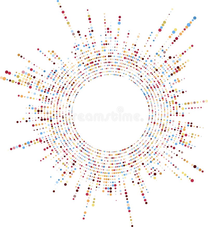 Colorful Bright Round Circle Design Element Stock Vector - Illustration ...