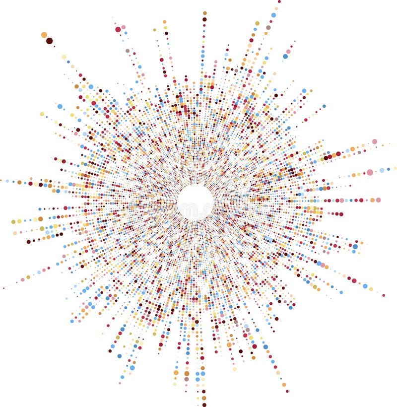 Colorful Bright Round Circle Design Element Stock Vector - Illustration ...