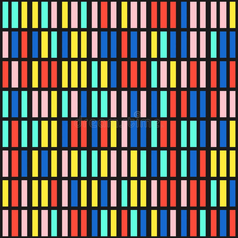 Colorful Bright Seamless Pattern Stock Illustration - Illustration of ...