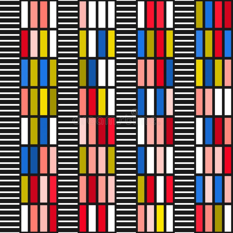 Colorful Bright Seamless Pattern Stock Illustration - Illustration of ...