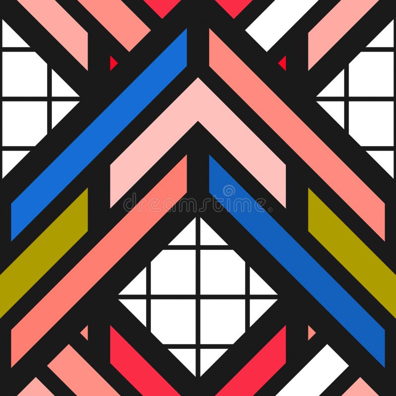 Colorful Bright Seamless Pattern Stock Illustration - Illustration of ...