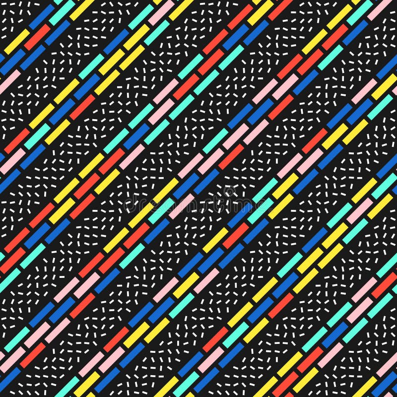 Colorful Bright Seamless Pattern Stock Illustration - Illustration of ...