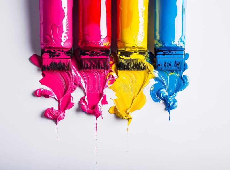 Printing Ink Cmyk Splash Stock Illustrations – 172 Printing Ink Cmyk ...