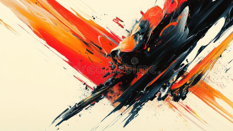 Colorful Brushstroke Textures: a Vibrant Display of Energy and Motion ...