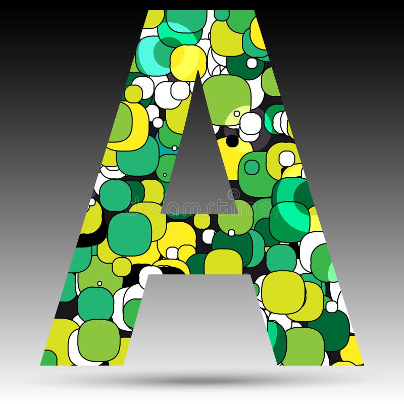 Colorful bubble alphabet stock vector. Illustration of icon - 102917792