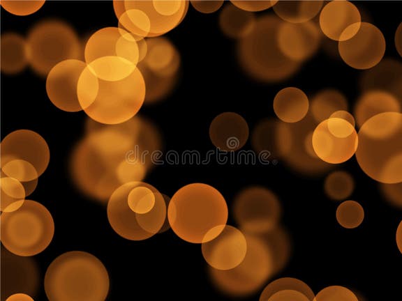 Orange Bubble Background Vector Texture Pattern for Presentations or ...