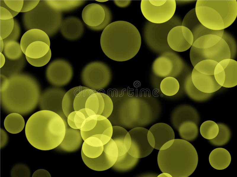 Yellow Bubble Background Vector Texture Pattern for Presentations or ...
