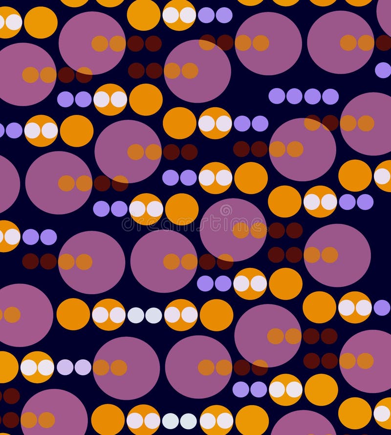 Colorful Bubble Retro Wallpaper Stock Illustration - Illustration of ...