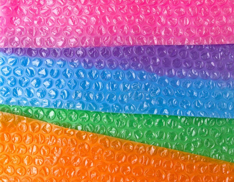 Colorful Bubble Wrap Texture Background Stock Illustration ...