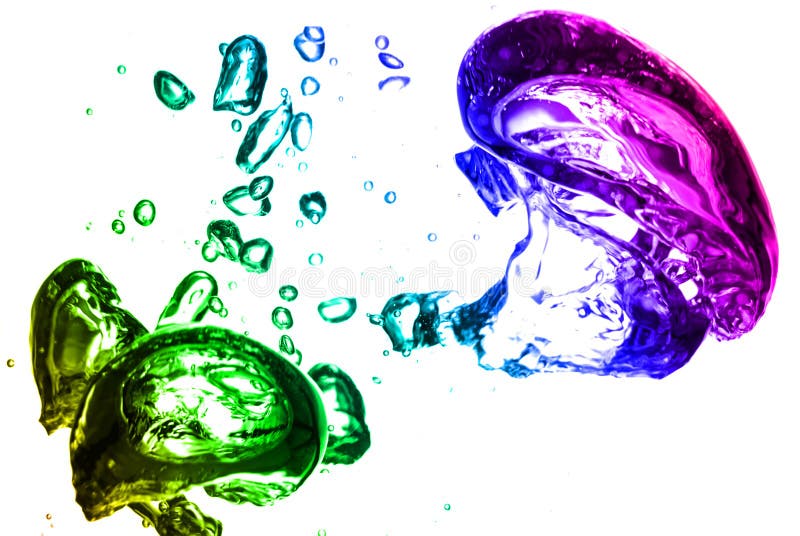 Multi Color stock photo. Image of flowing, frozen, bubble - 2368130