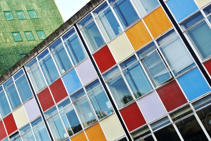 Colorful building stock photo. Image of creative, construction - 78753816