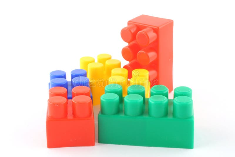 Stack of Colorful Building Blocks Stock Photo - Image of build ...