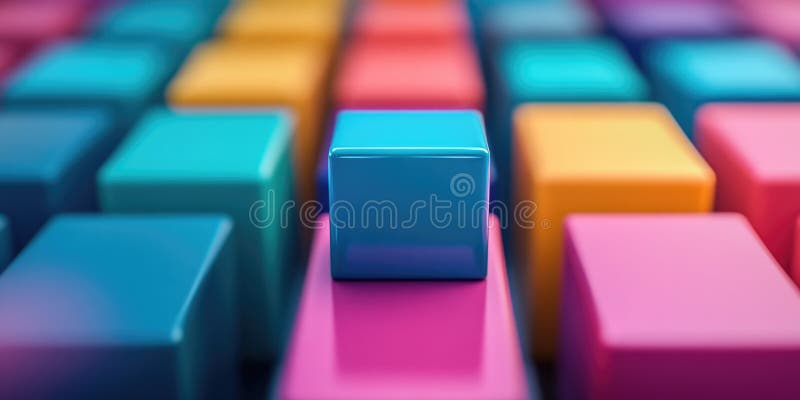 Colorful Building Blocks Close Up Stock Image - Image of learning, kids ...