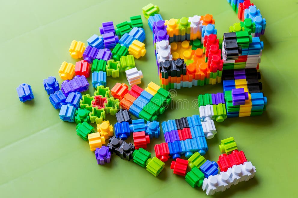 Colorful building blocks stock image. Image of design - 72432011
