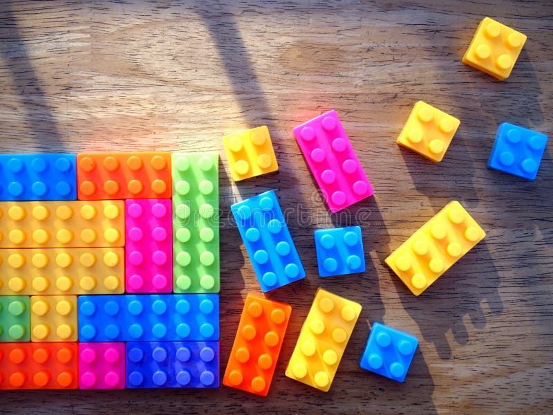 Colorful building blocks stock photo. Image of play, building - 62594174