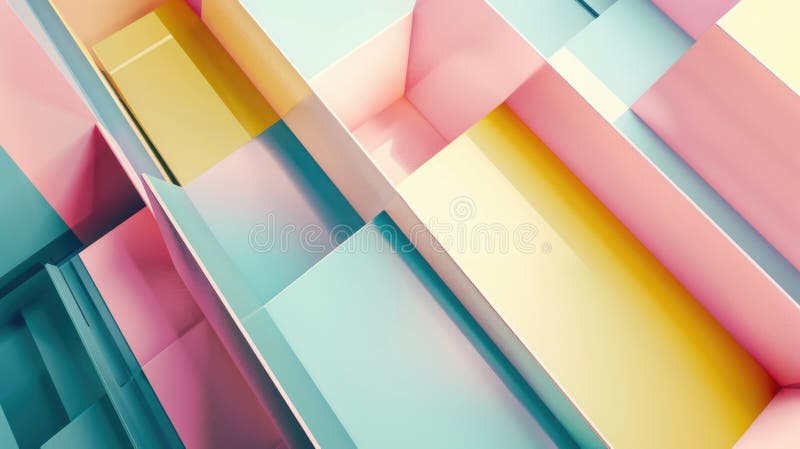 Colorful building design stock illustration. Illustration of concept ...