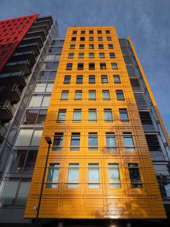Colorful Building Facade in London Editorial Photography - Image of ...