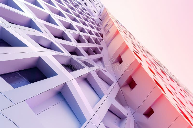 A Colorful Building Made of Blocks with a Colorful Section with ...