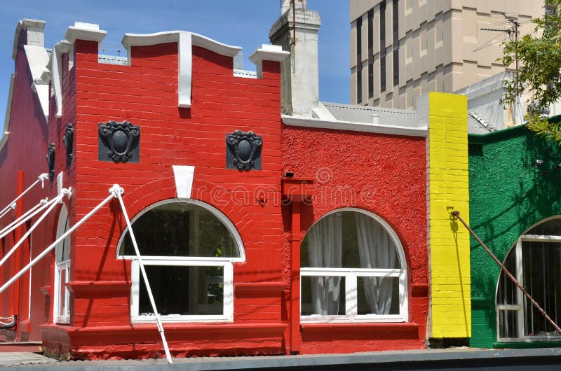 Colorful Building Down Church Street Editorial Photo - Image of event ...