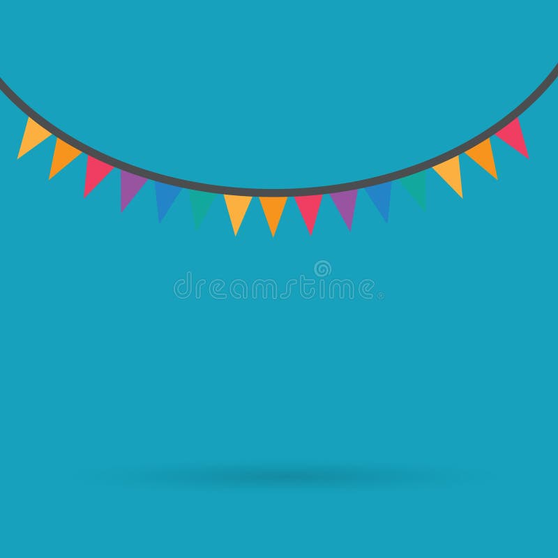 Colorful bunting flags stock vector. Illustration of sign - 169294905