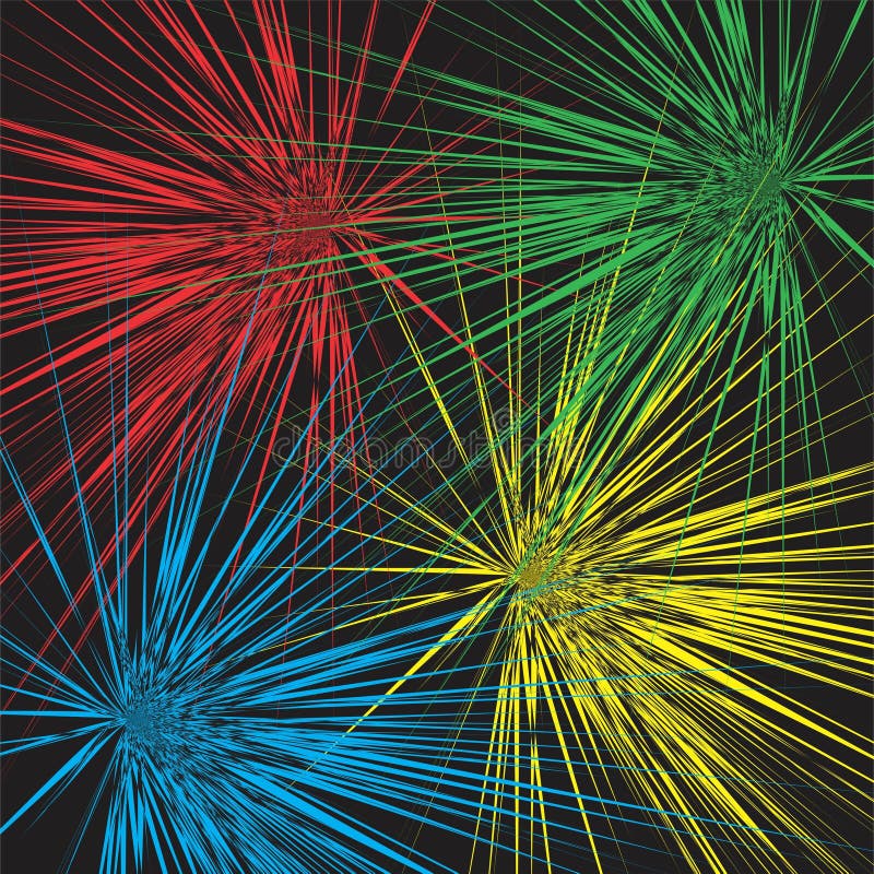 Fireworks in the Dark - Vector - Images Cdr X6 Stock Vector ...