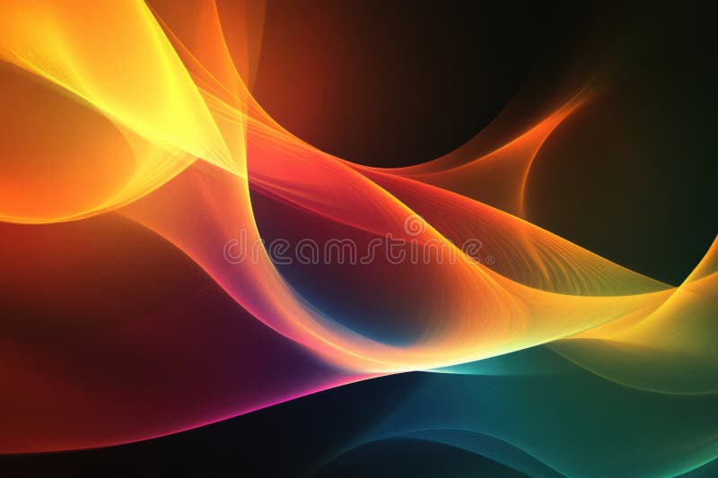 Vibrant Abstract Explosion of Colors Creating a Stunning Display with ...