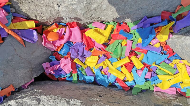 Environmental Pollution in Nature Stock Photo - Image of dump ...