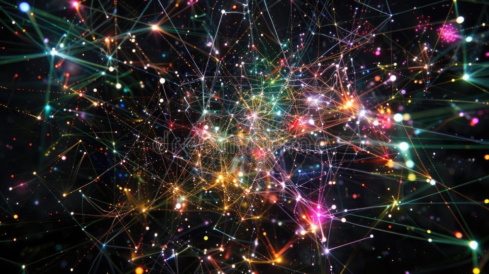 Colorful Bursts Illuminate Social Media Interactions, Connected by ...