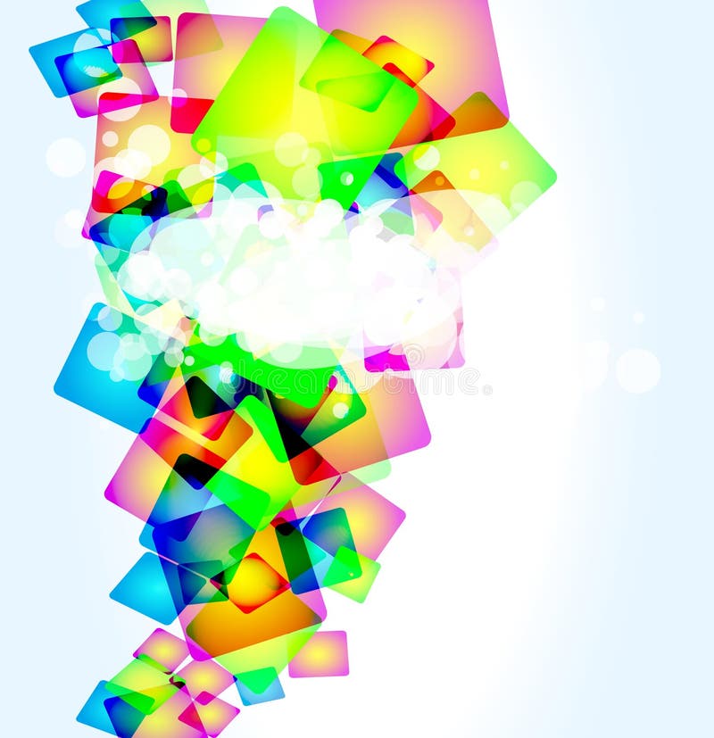 Colorful Business Background for Flyers Stock Illustration ...