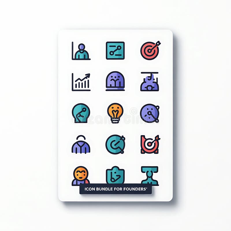 Comprehensive Icon Bundle for Startups Stock Illustration ...