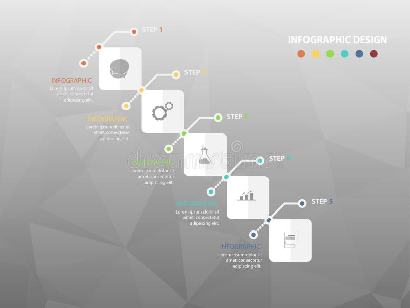 Vector Illustration Infographics 6 Options. Data and Information ...