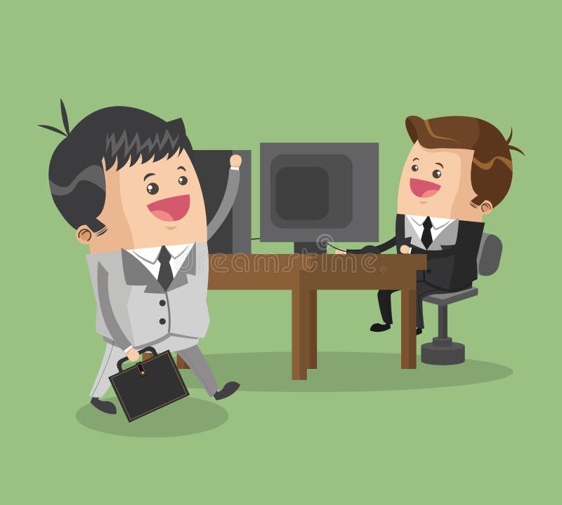 Colorful Businessman Cartoon Design Stock Vector - Illustration of ...