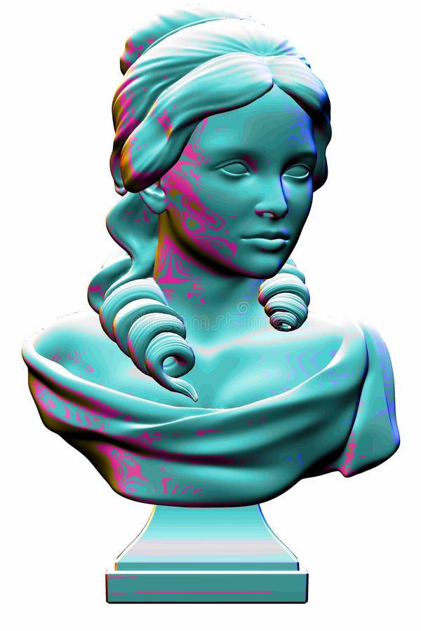 Bust of a woman in park stock image. Image of russia - 23921759