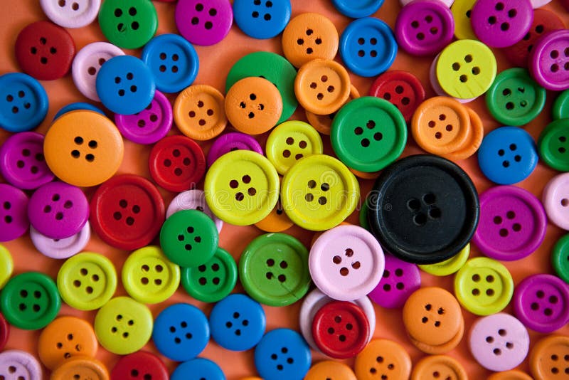 Sewing buttons stock photo. Image of colors, detail, fashion - 48407960