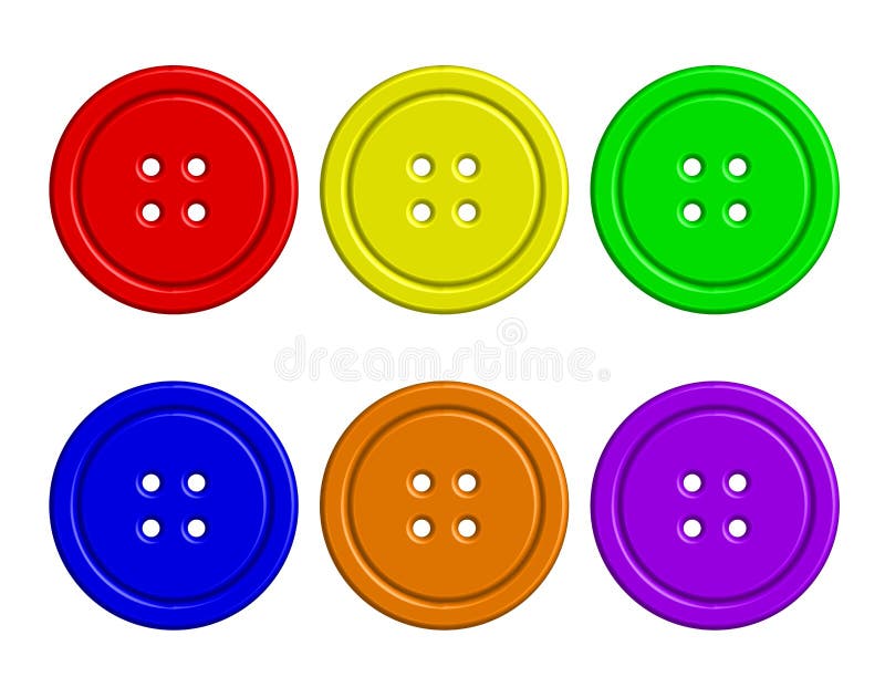 Colorful buttons stock vector. Illustration of dress - 25912948 Colorful buttons stock vector. Illustration of dress - 25912948