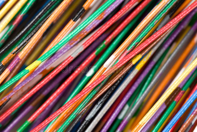 Colorful Cable stock image. Image of yellow, green, cord - 10099261