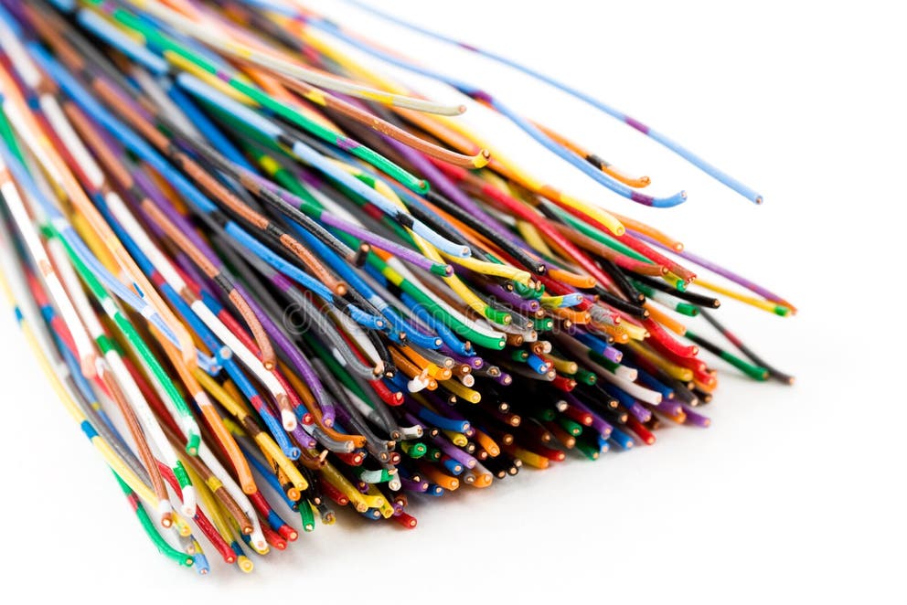 Colorful Cable stock image. Image of cable, information - 11096731