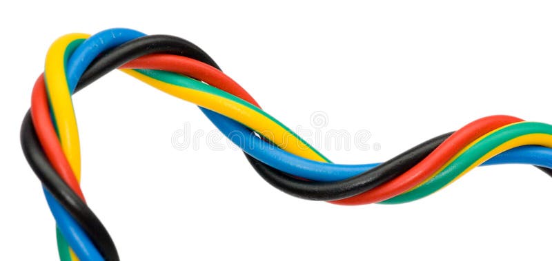 Colorful wires stock image. Image of electrical, cord - 7916207