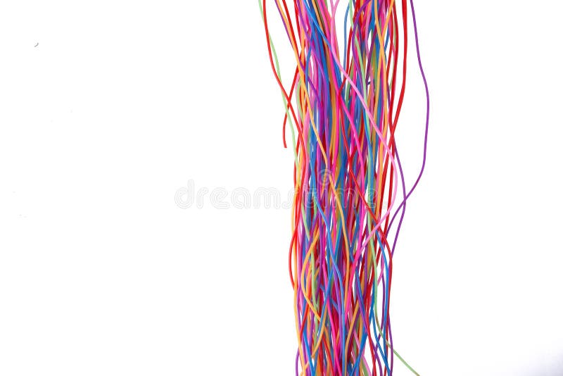 Cable Lan in Computer Server Room Stock Photo - Image of server ...