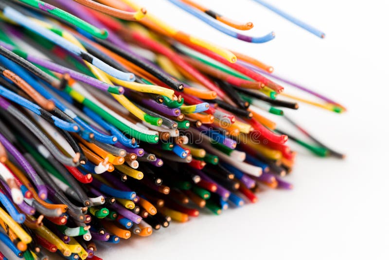Colorful Cable stock image. Image of plastic, colorful - 128867819