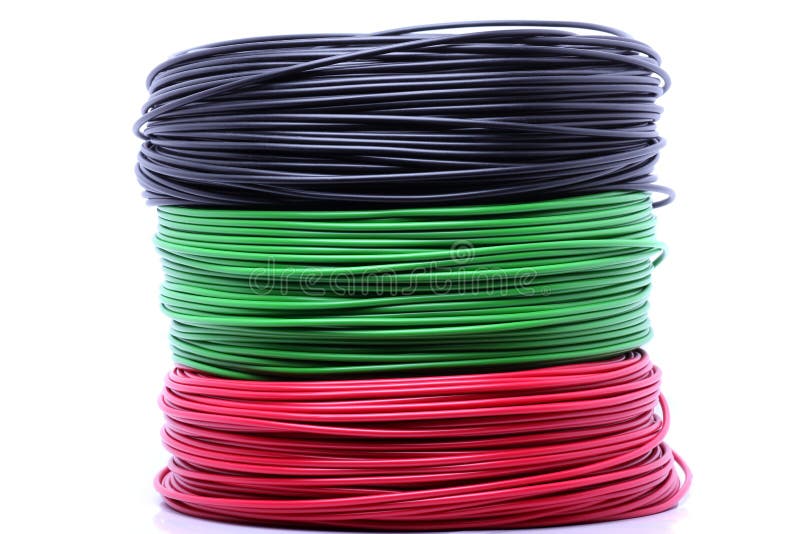 Cable Spools stock photo. Image of factory, cable, facility - 13572874