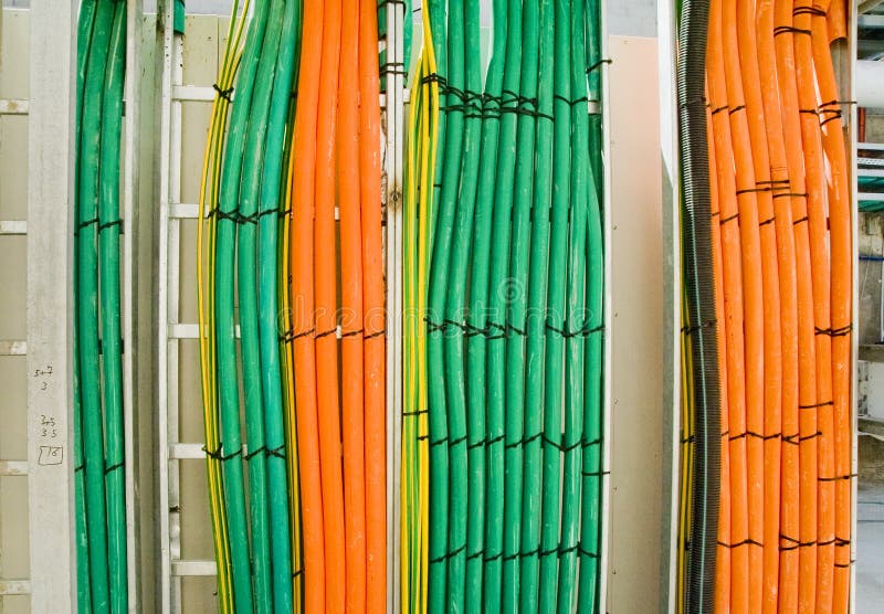 Colorful Cables stock photo. Image of construction, industry - 32323646