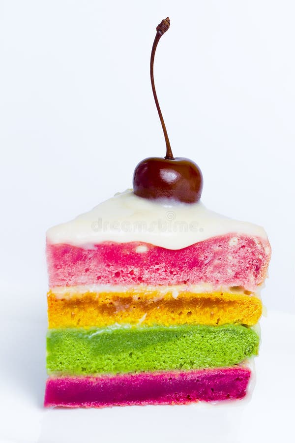 A colorful cake stock photo. Image of dine, colourful - 33239376