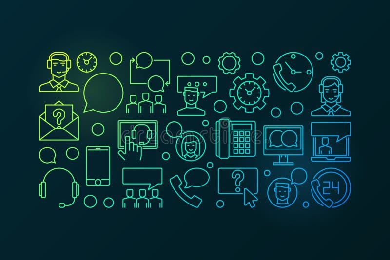 Colorful call out stock vector. Illustration of note - 20838777