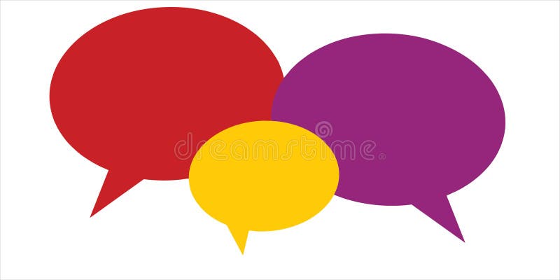 Colorful call out stock vector. Illustration of note - 20838777