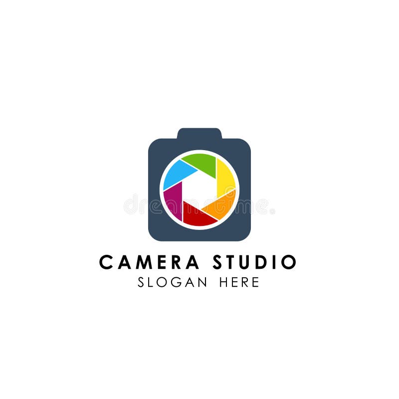 Colorful Camera Logo Template Vector Icon. Camera Logo Design Stock ...