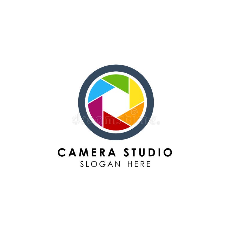Colorful Camera Logo Template Vector Icon. Camera Logo Design Stock ...