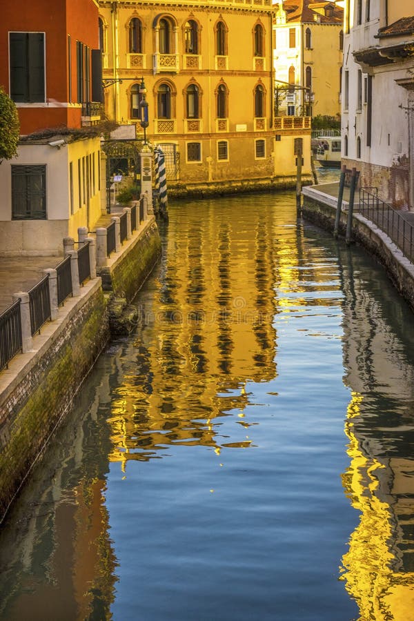 Colorful Canal Venice Italy Stock Image - Image of famous, colorful ...