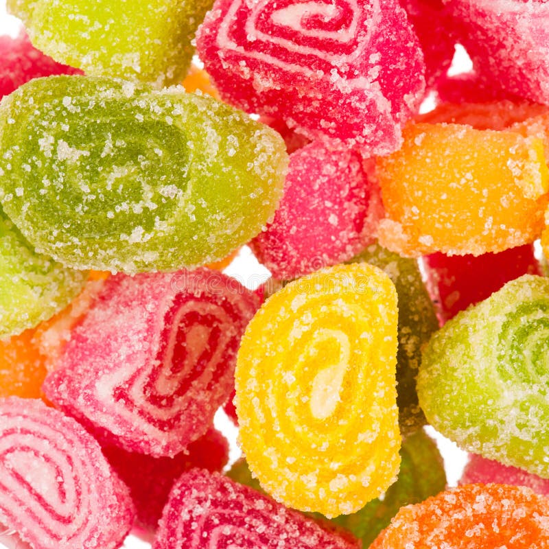 Colorful Candied Fruit Jelly Stock Image - Image of color, snack: 30327915